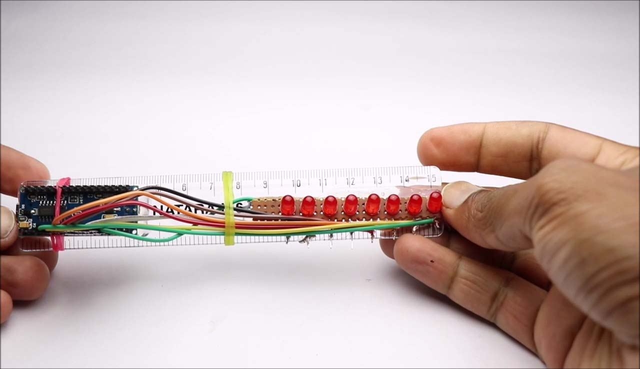 Make Pov Display Using Arduino Or Rotating Led Display In Easy Way